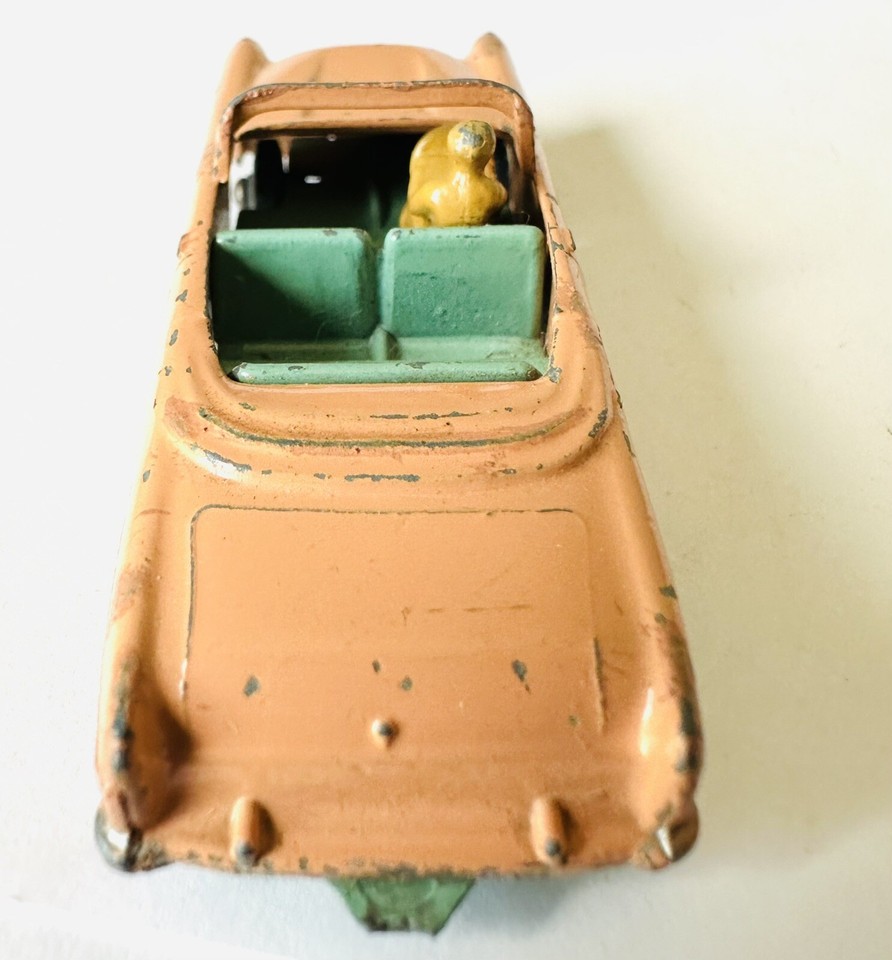 1957 Moko Lesney Matchbox #39 Ford Zodiac Convertible Salmon w Teal ...