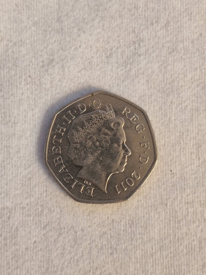 2011 LONDON OLYMPIC FOOTBALL OFFSIDE RULES 50p COIN VERY RARE ...