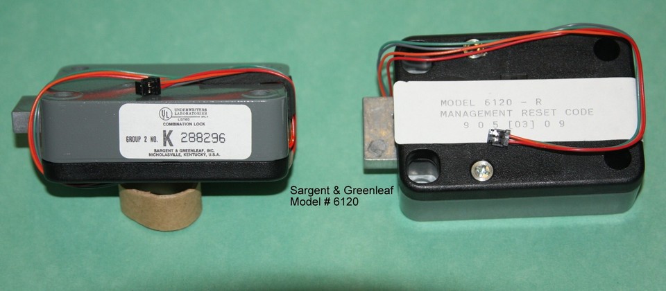 Sargent and Greenleaf S&G 6120 Electronic Safe Lock Keypad & Lock Kit ...