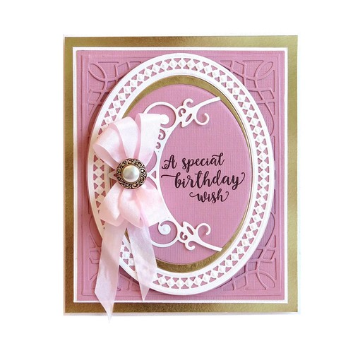 Elliptical frame Metal Cutting Dies Stencils Die Cut DIY Scrapbooking ...