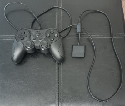 TTX Tech Analog Wired Controller For PlayStation 2 PS2 - Black | eBay