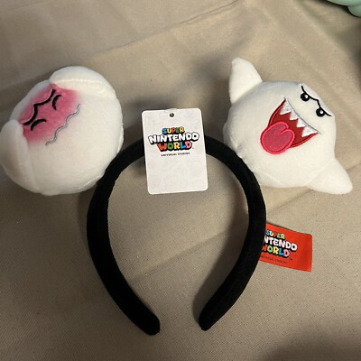 New Super Nintendo World BOO Ghosts Headband Hat Universal Studios ...