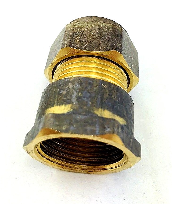 AW AW1121 20FIx20C 20mm ¾" Brass Union Nylon Olive Compression, Exp ...