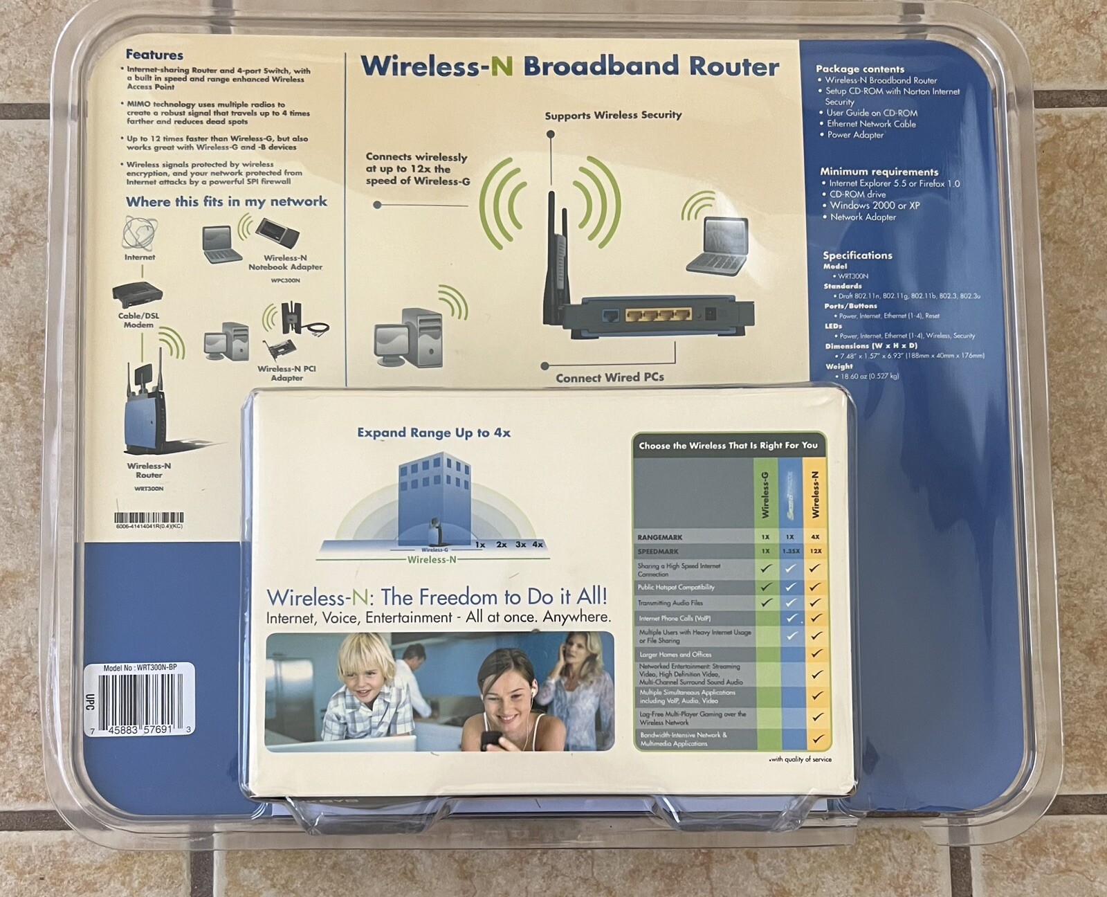 Linksys WRT300N 4-Port Wireless N Router for sale online | eBay