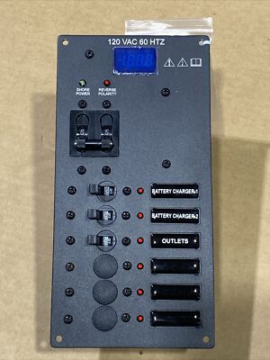 Boat Breaker Panel 120V 60Htz Shore Power , Reverse Polarity 2427808 ...