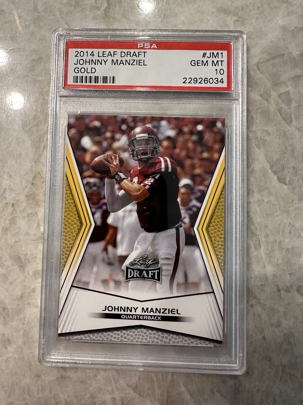 2014 Leaf Draft - Gold #JM1 Johnny Manziel (RC) for sale online | eBay