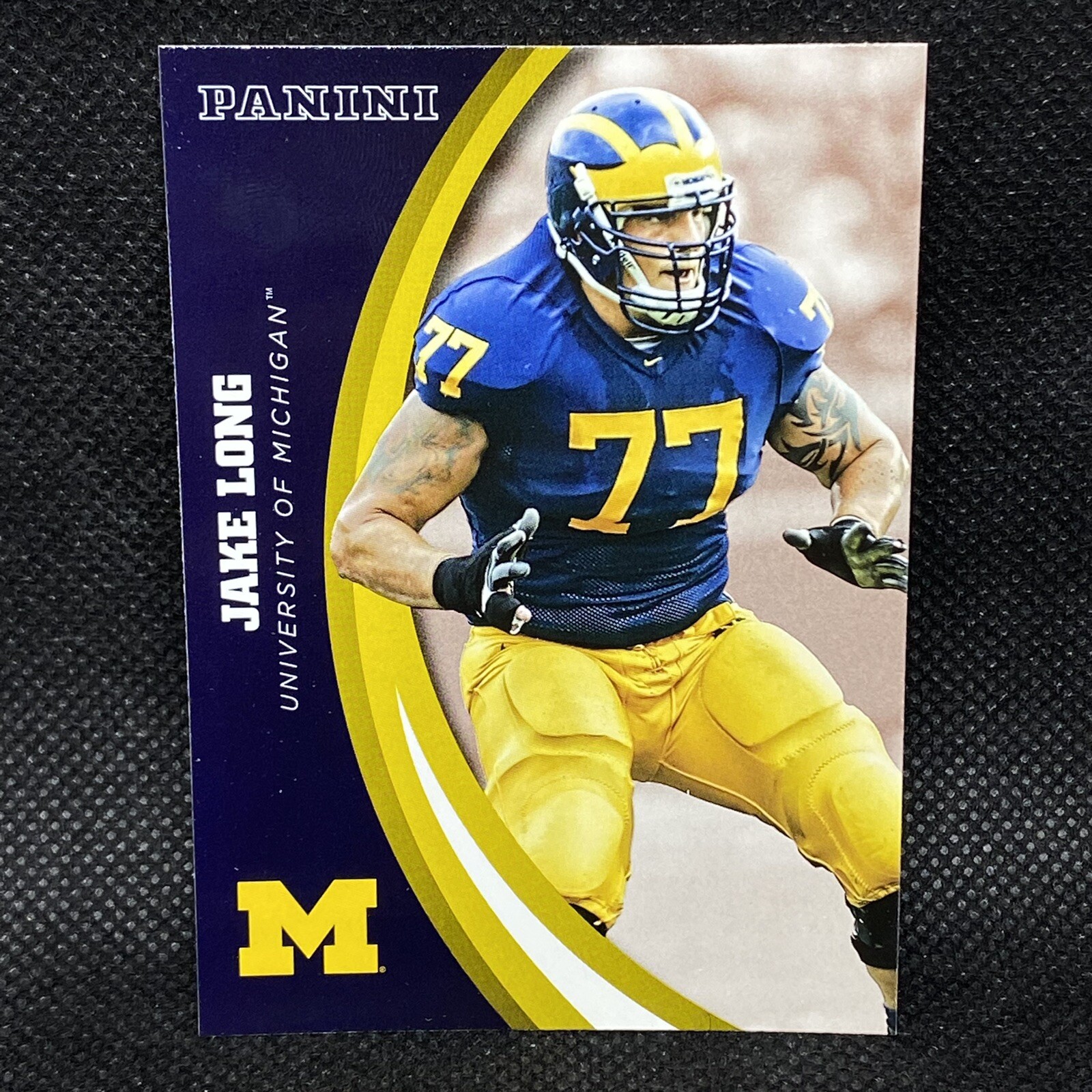 2015 Panini Collegiate Jake Long University Of Michigan Wolverines #18 ...