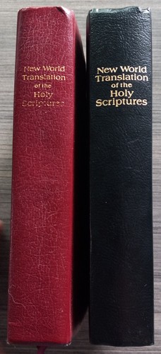 Watchtower Bible Bundle Lot of 2 Faux Leather Bibles Jehovah's Witness ...