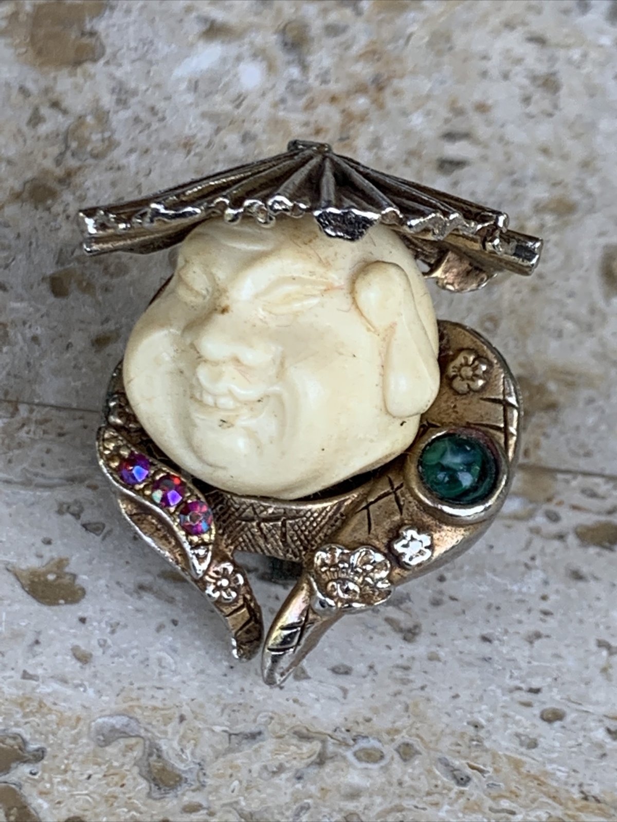 Rare Vintage HAR Hargo Chinaman Replacement Earring. … - Gem