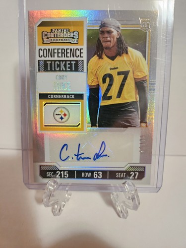 Cory Trice 2023 Contenders Auto Autograph RC Pittsburgh Steelers 70/75 ...