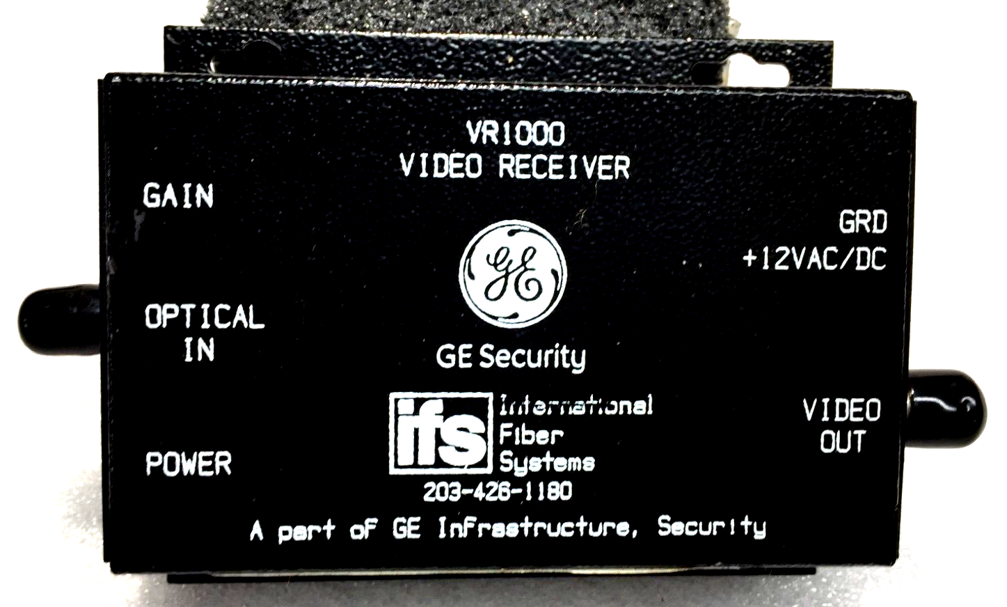 VR 1000 IFS / GE SECURITY VIDEO RECIEVER , (1 PC) NEW NO POWER SUPPLY ...