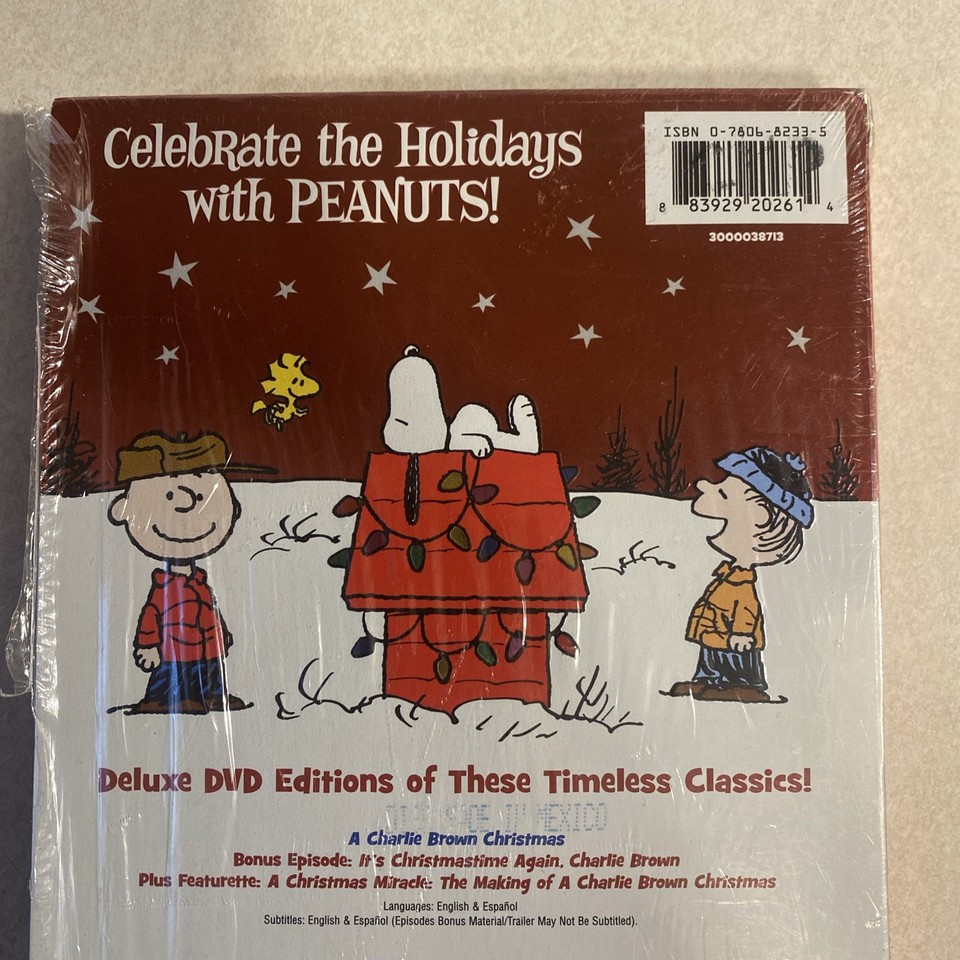 The Peanuts Deluxe Holiday Collection DVD 3 Disc Set Halloween ...