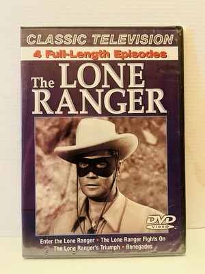 The Lone Ranger TV Classics 4-Episodes (DVD, 1949) - Brand NEW! Sealed ...