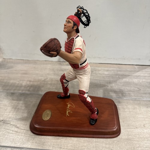 JOHNNY BENCH DANBURY MINT LIMITED EDITION FIGURINE 9 INCH SUPER SHAPE ...