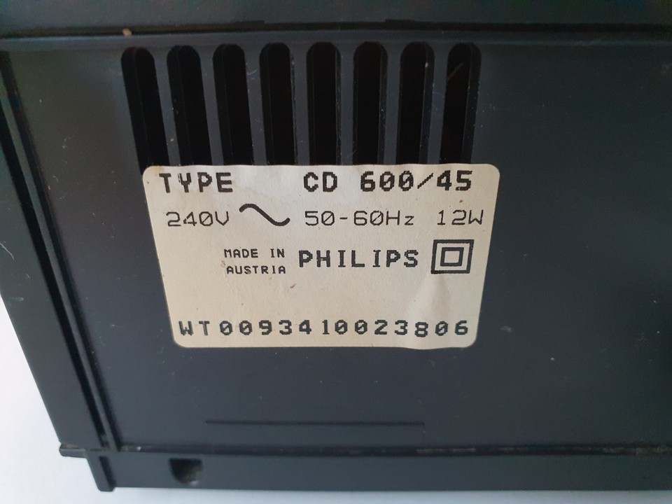 Philips CD600 Vintage Compact Disc CD Player Tested | eBay UK