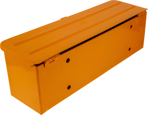 New Orange Metal Tool Box Tractor Organizer Truck Storage fits Kubota ...