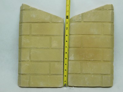 NEW! INSULATION FAUX BRICK PANEL FIRE PELLET STOVE FIREBACK REPLACEMENT ...
