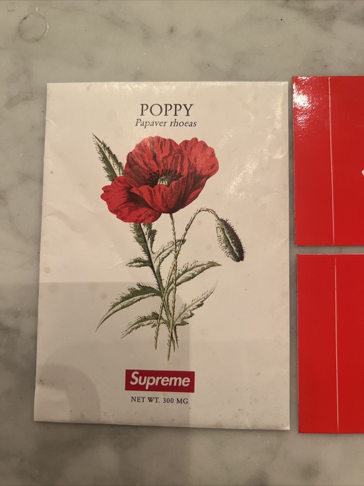 Supreme Poppy Seeds Sealed SS18 Week 1 | eBay
