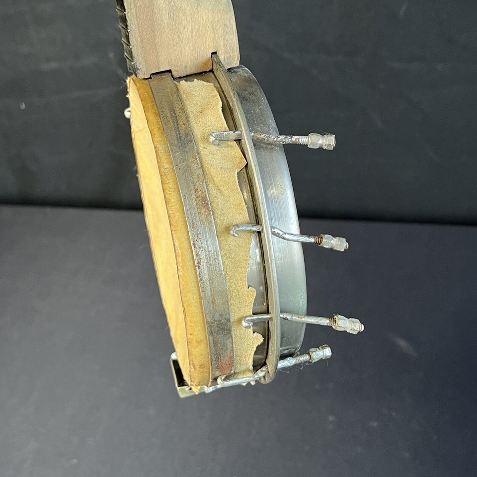 Vintage Maxitone U King RARE Metal Pot Banjo Ukulele Uke 1930s | eBay