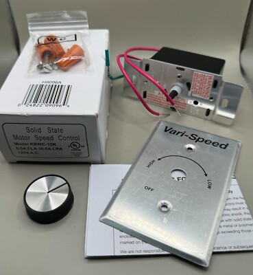 Solid State Motor Speed Control Model KBWC-15K 5.0A FLA 30.0A LRA 120V.A.C (NIB) | eBay