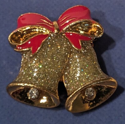 Vintage AVON Christmas Pin Festive Holiday Bells 2002 | eBay