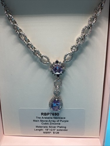 Reign Princess The Arabella Necklace With Purple Cz Rbp7690 | eBay