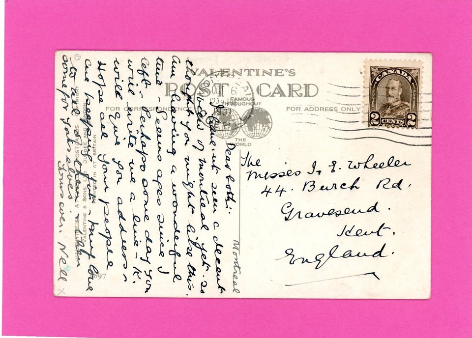 Mabel Lucie Attwell A/S Vintage Postcard - Valentine & Sons | eBay