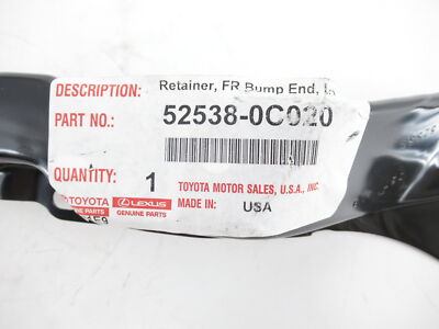 Genuine OEM Toyota 52538-0C020 Driver Front Left Bumper Upper Retainer ...