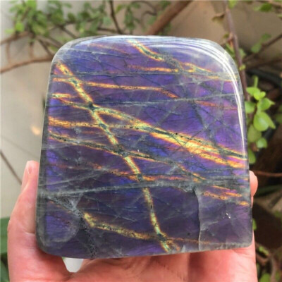 720g Natural purple Labradorite Rough Stone Polished Healing #D834 | eBay