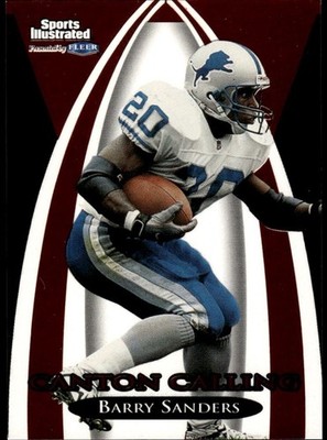 1999 Sports Illustrated #5CC Barry Sanders Canton Calling | eBay