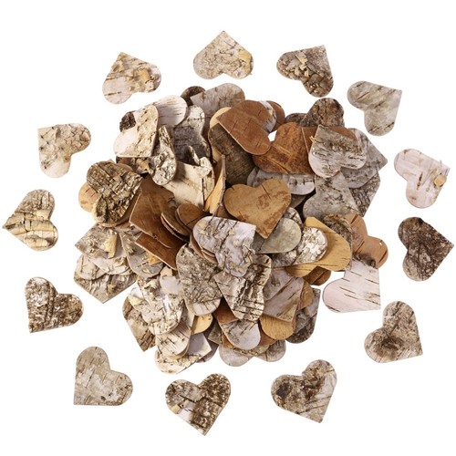 Wood Logs for Decoration Wooden Disks Party Centerpieces Heart Shape ...