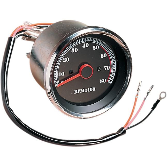 Drag Specialties Electronic 8000 RPM Tachometer DS-243939 | eBay