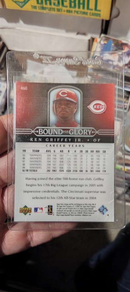 Ken Griffey Jr. Bound For Glory Rare Card 2005 Topps#460$$ | eBay