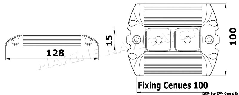 Labcraft Black Grey 2x1.25W LED Hi-Tech Ceiling Light 12/24V 15W 200 ...