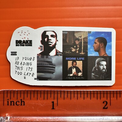 Drake Sticker OVO Scorpion Views Hotline Bling Gods Plan Certified ...