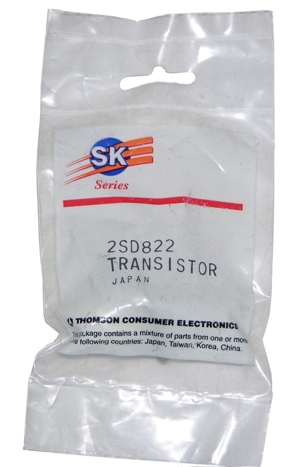 Toshiba 2SD822 Transistor Semiconductor RCA 194355 NPN Power Transistor ...