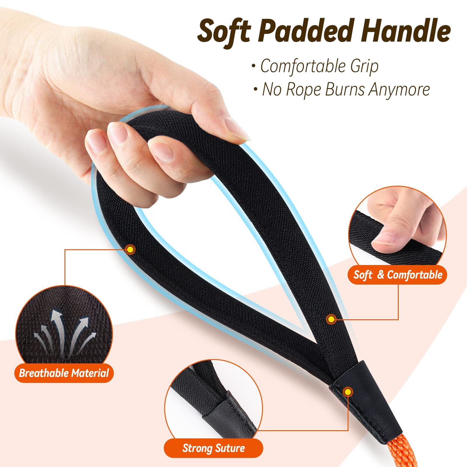 Check Cord Dog Leash Long Lead Training Tracking Line Comfortable ...