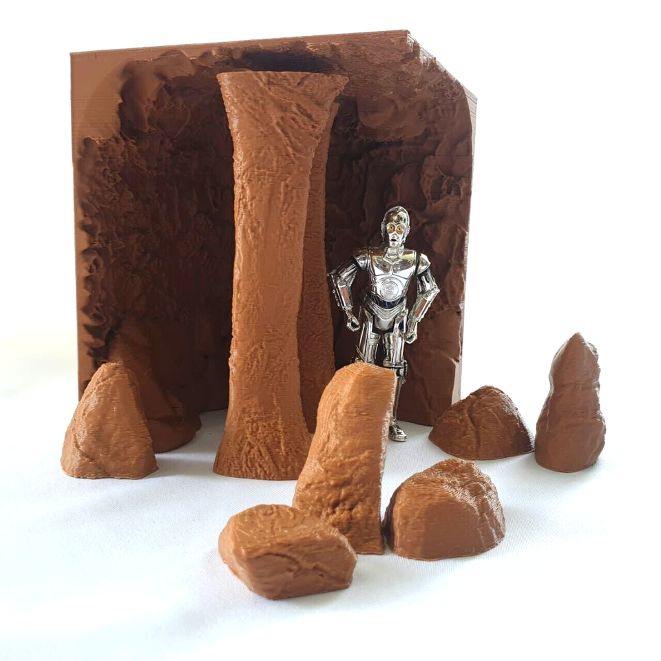 Custom Modular Cave Diorama for 6 inch (1:12) Scale Figure | eBay