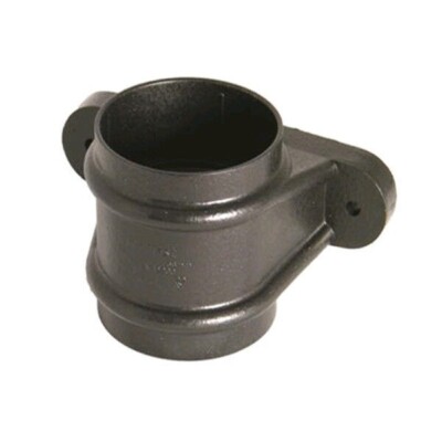 Floplast RS2CI 68mm Round Downpipe - Pipe Socket C/W Fixing Lug - Faux ...