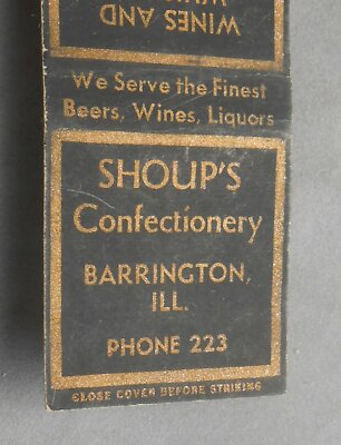 1930s Shoup's Confectionery Wines Whiskies Fountain Phone 223 ...