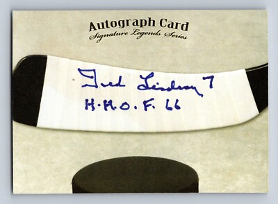 Ted Lindsay Authentic Autographed Detroit Red Wings Hockey Legend ...