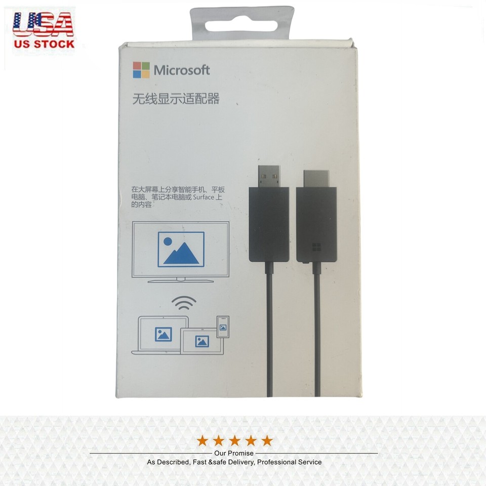 Microsoft Wireless Display Adapter V2 Model 1733 HDMI 1080P | eBay