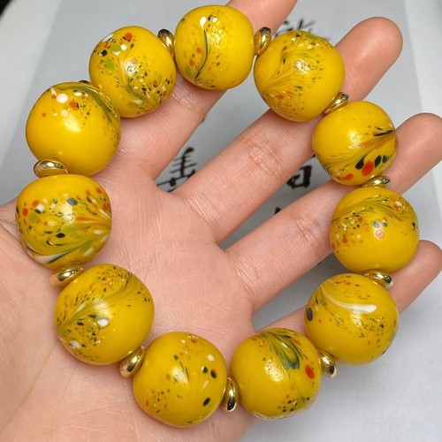 Chinese Liu Li Beads Bracelet Phoenix Tail Hand Chain Amulet Collection ...