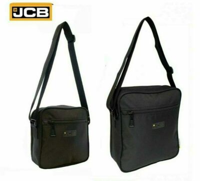 Men's JCB 20 Flight Bag & JCB 20S Body Bag Black Zip Pockets Adjustable ...