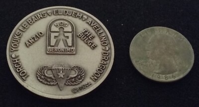 VINTAGE Army Airborne 509th Infantry Regiment PIR Geronimo OPFOR ...