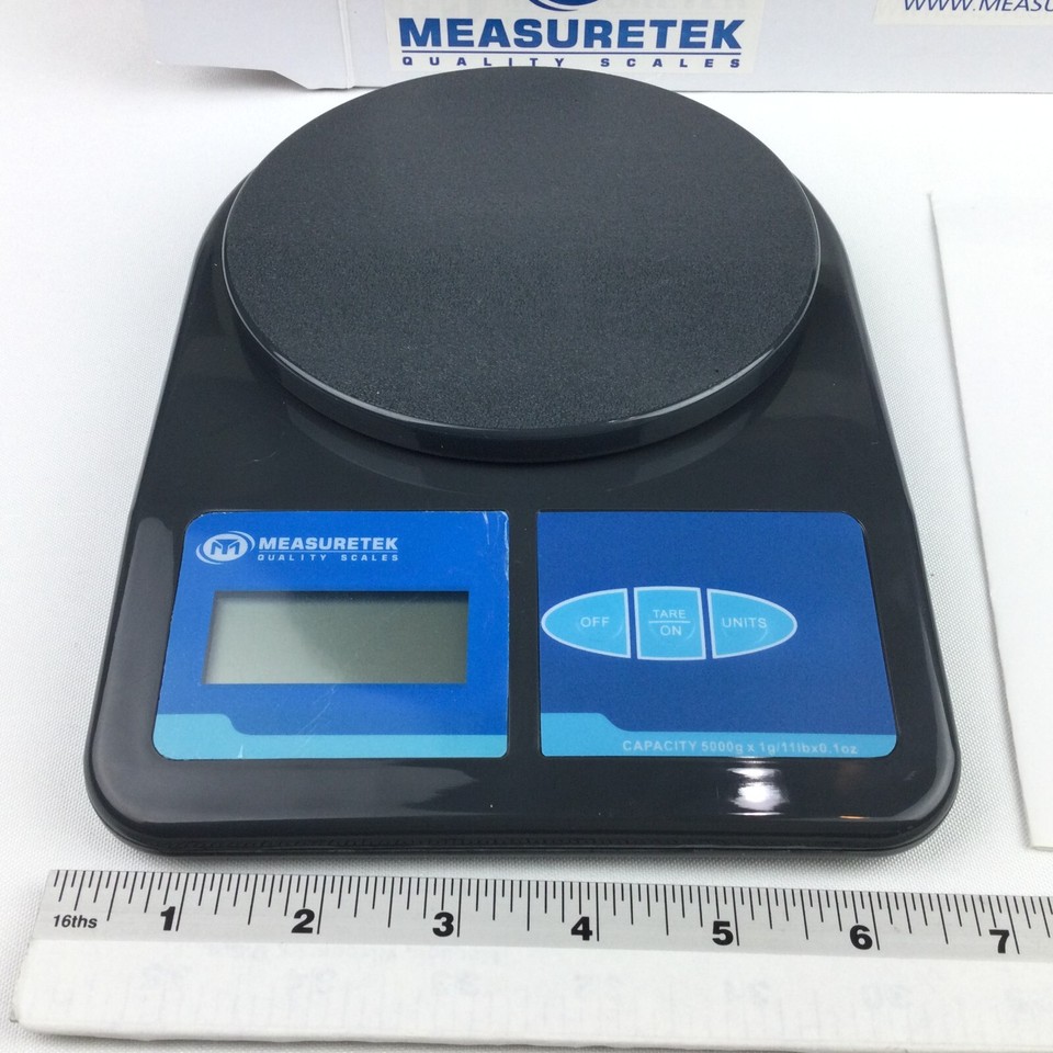 Measuretek Scale Postal Shipping 11 lb / 5000 g Capacity Round Platform ...