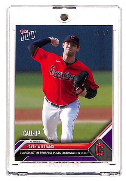 2023 Topps Now - Call-Up Purple #477 Gavin Williams /25 (RC) for sale ...