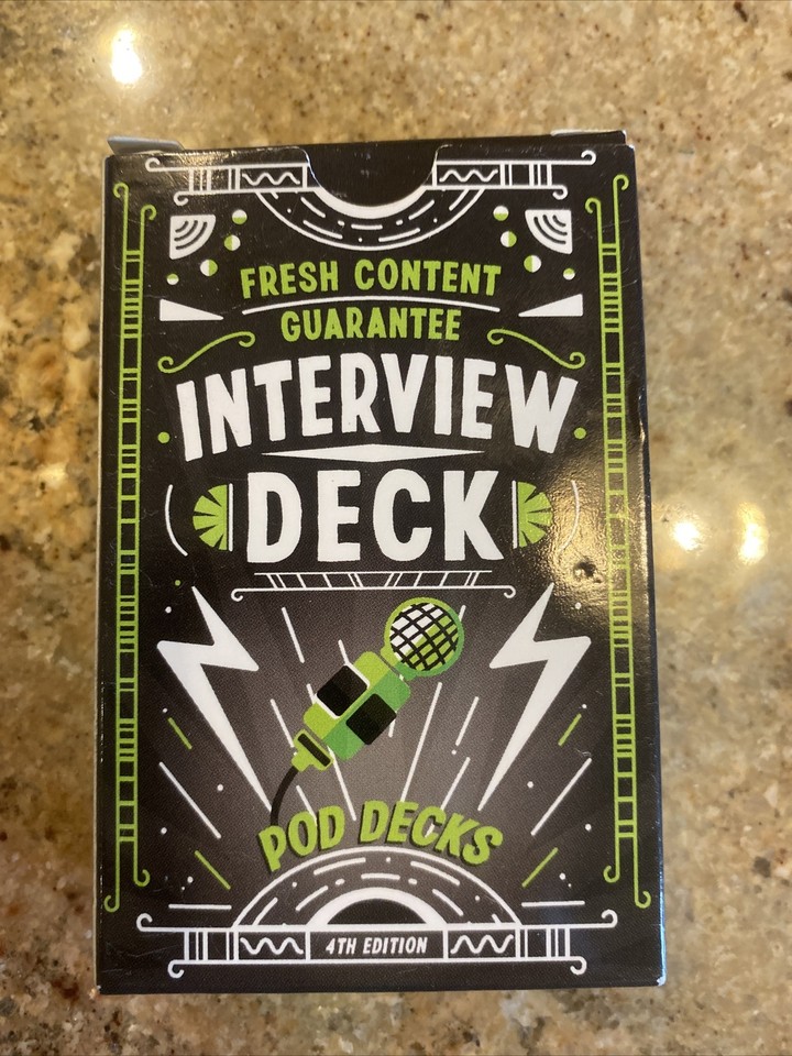 POD Decks INTERVIEW CARDS for Podcast 4th Edition | eBay