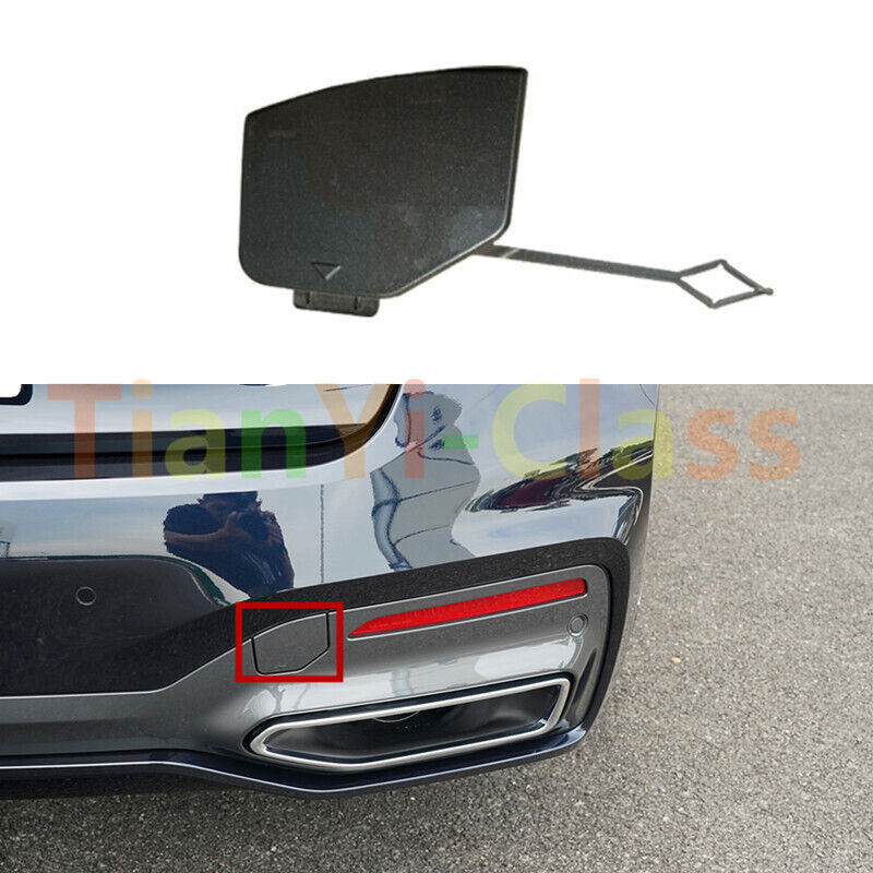 For BMW 7-Series G11 G12 M 2019-2022 Gray Rear Bumper Tow Hook Cover ...