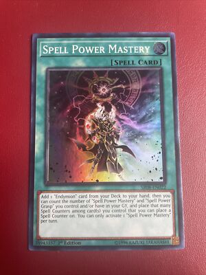 Spell Power Mastery Super Rare 1st Edition SR08-EN022 | eBay